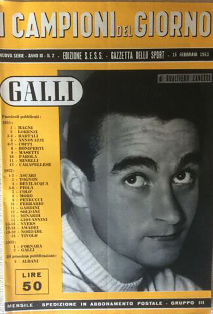 In ricordo di Carlo Galli - Sportmemory